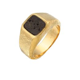 Haze&Glory Haze&glory Ring 'Firestarter' Herren Gr&ouml;&szlig;e 56 gold / schwarz