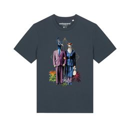 Watapparel T-Shirt ' Fancy Birds ' Herren Gr&ouml;&szlig;e L anthrazit / mischfarben