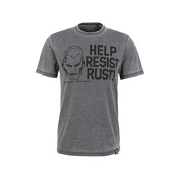 Recovered T-Shirt 'Marvel Help Resist Rust' Herren Gr&ouml;&szlig;e XXL dunkelgrau