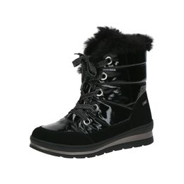 Caprice Snowboots Damen Gr&ouml;&szlig;e 40 schwarz / silber Winterschuhe