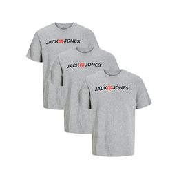 Jack & Jones Jack & Jones Shirt 'Basic' Herren Gr&ouml;&szlig;e XL hellgrau