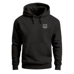Neverless Sweatshirt 'Polygon Tiger' Herren Gr&ouml;&szlig;e 4XL schwarz