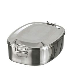 Basic Nature Lunchbox Herren Gr&ouml;&szlig;e 1 silber