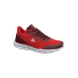 Jako Sneaker Herren Gr&ouml;&szlig;e 46 rot / weinrot / wei&szlig;