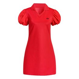 adidas originals Kleid 'DRESS WITH BALLOON' Damen Gr&ouml;&szlig;e 34/36 rot / schwarz Winterkleid