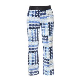 Ulla Popken Hose Damen Gr&ouml;&szlig;e 62/64 blau / navy / wei&szlig;
