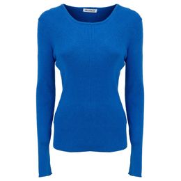 Influencer Pullover Damen Gr&ouml;&szlig;e L royalblau