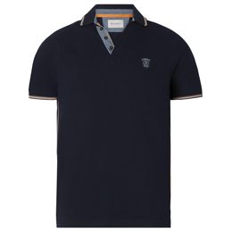 Babista Poloshirt 'Dannico' Herren Gr&ouml;&szlig;e L dunkelblau / hellorange / wei&szlig;