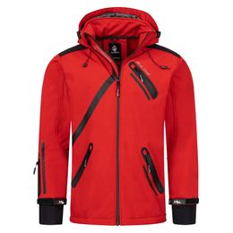 Rock Creek Outdoorjacke Herren Gr&ouml;&szlig;e 4XL navy / rot / schwarz
