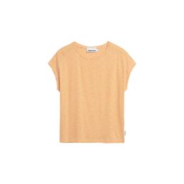 armedangels T-Shirt ONELIAA LOVELY STRIPES Damen Gr&ouml;&szlig;e XXL creme / orange