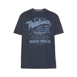 MAN'S WORLD Man's World T-shirt Herren Gr&ouml;&szlig;e S nachtblau / hellblau