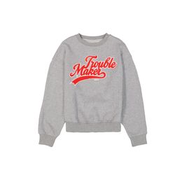 Garcia Sweatshirt M&auml;dchen Gr&ouml;&szlig;e 140/146 dunkelgrau / rot