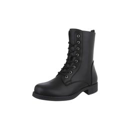 Ital-Design Stiefelette Damen Gr&ouml;&szlig;e 41 schwarz Winterschuhe