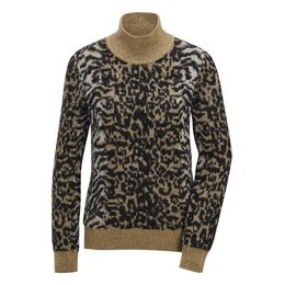 Madeleine Mode Madeleine Pullover Damen Gr&ouml;&szlig;e XS cappuccino / grau / schwarz
