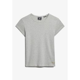 Superdry & Co T-Shirt 'Athletic Essential' Damen Gr&ouml;&szlig;e XXL graumeliert