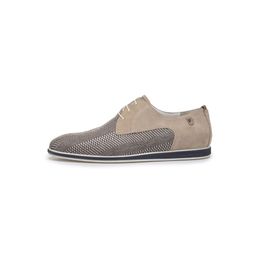 Floris van Bommel Schn&uuml;rschuh 'Presli 02' Herren Gr&ouml;&szlig;e 43 ecru / dunkelbraun / taupe