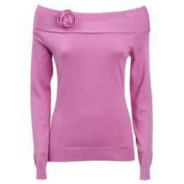Influencer Pullover Damen Gr&ouml;&szlig;e L pink