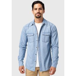 INDICODE Jeans Hemd Herren Gr&ouml;&szlig;e XXXL blue denim