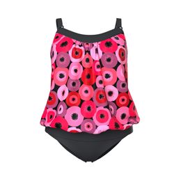 Ulla Popken Badeanzug Damen Gr&ouml;&szlig;e XL/XXL pink / schwarz