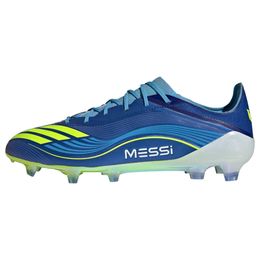 adidas Performance Fu&szlig;ballschuh 'F50 Messi Elite' Herren Gr&ouml;&szlig;e 38.5/39 blau / himmelblau / gelb
