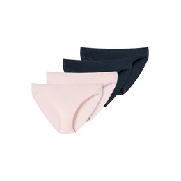uncover by Schiesser Slip Damen Gr&ouml;&szlig;e XL ros&eacute; / schwarz