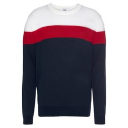 H.I.S. H.I.S Pullover Herren Gr&ouml;&szlig;e XL dunkelblau / rot / wei&szlig;