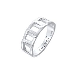 Kuzzoi Ring Herren Gr&ouml;&szlig;e 66 silber