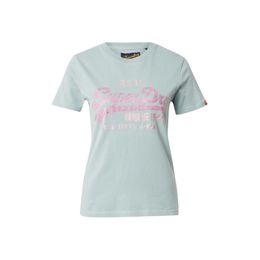 Superdry & Co T-Shirt Damen Gr&ouml;&szlig;e M smaragd / lavendel
