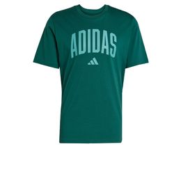 adidas Sportswear Funktionsshirt 'Collegiate Lineage' Herren Gr&ouml;&szlig;e 4XL t&uuml;rkis / smaragd