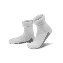 Normani Socken Damen Gr&ouml;&szlig;e 47/50 grau / hellgrau