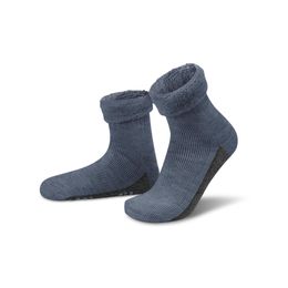 Normani Socken Damen Gr&ouml;&szlig;e 39/42 kobaltblau / taubenblau