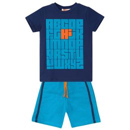 Denokids Set 'Alphabet' Jungen Gr&ouml;&szlig;e 122 blau