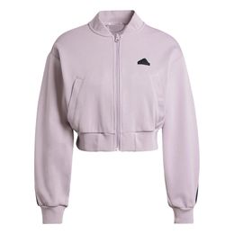 adidas Sportswear Sportsweatjacke 'Future Icons' Damen Gr&ouml;&szlig;e XXXS/XXS flieder / schwarz
