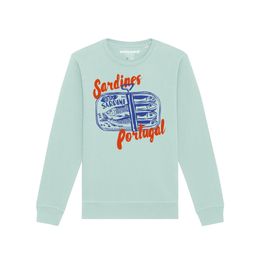 Watapparel Sweatshirt 'Sa' Herren Gr&ouml;&szlig;e XXXL aqua / dunkelblau / rubinrot