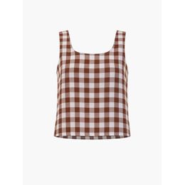 Amourlinen Top 'Ella' Damen Gr&ouml;&szlig;e S dunkelbraun