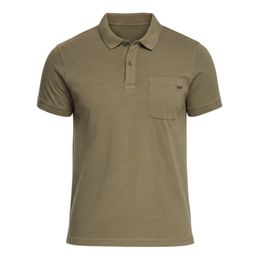 Ombre Poloshirt Herren Gr&ouml;&szlig;e M oliv