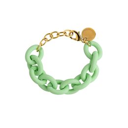 Cheeky Chain Munich Armband 'Chunky Soft' Herren Gr&ouml;&szlig;e One Size gold / hellgr&uuml;n