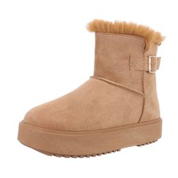 Ital-Design Boots Damen Gr&ouml;&szlig;e 40 camel Winterschuhe