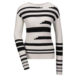 Madeleine Mode Madeleine Pullover Damen Gr&ouml;&szlig;e S schwarz / wollwei&szlig;
