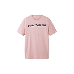 Tom Tailor T-Shirt Herren Gr&ouml;&szlig;e S rosa / schwarz / wei&szlig;
