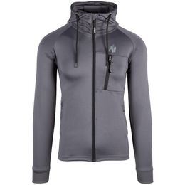 Gorilla Wear Sweatjacke 'Scottsdale' Herren Gr&ouml;&szlig;e XXXL grau