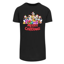 F4NT4STIC T-Shirt 'Disney Mickey Mouse And Friends Christmas' Herren Gr&ouml;&szlig;e XL gelb / grenadine / schwarz / wei&szlig;