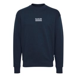 !Solid Sweatshirt 'Rubio' Herren Gr&ouml;&szlig;e S dunkelblau / wei&szlig;