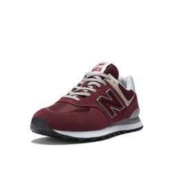 New Balance Sneaker '574' Herren Gr&ouml;&szlig;e 41.5 hellgrau / bordeaux