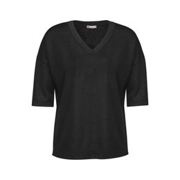 Street One V-Neck T-Shirt Damen Gr&ouml;&szlig;e XXXL schwarz