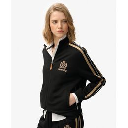 Superdry & Co Sweatjacke 'Country Club' Damen Gr&ouml;&szlig;e M gold / schwarz