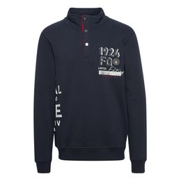 FQ1924 Sweatshirt 'william' Herren Gr&ouml;&szlig;e XXL dunkelblau / rot / wei&szlig;
