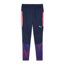Puma Sporthose 'IndividualFinal' Herren Gr&ouml;&szlig;e XS navy / violettblau / lachs