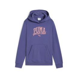 Puma Sweatshirt 'Classics' Jungen Gr&ouml;&szlig;e 152 indigo / koralle