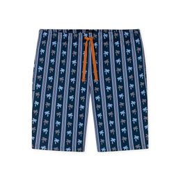 Schiesser Pyjamashorts 'Mix Relax' Herren Gr&ouml;&szlig;e M navy / royalblau / grau